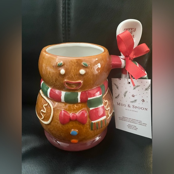 Dining | Nwt Gingerbread Man Mug Spoon | Poshmark